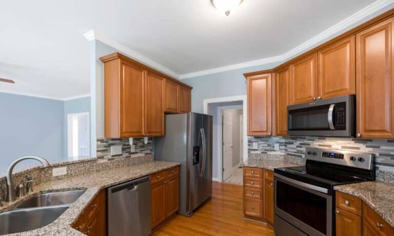 How to Paint Melamine Kitchen Cabinets | Just Home Concept